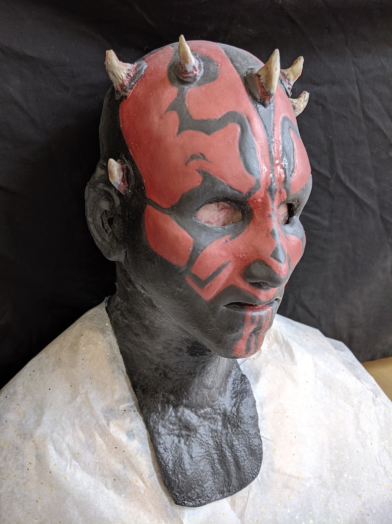 Maul Demon Inspired Silicone Mask - Etsy