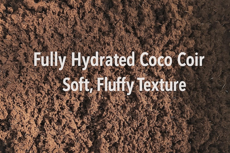 Coco Coir Brick 10 Lb (5 Kg) | Natural Growing Medium | 1/4, 1/2 ...