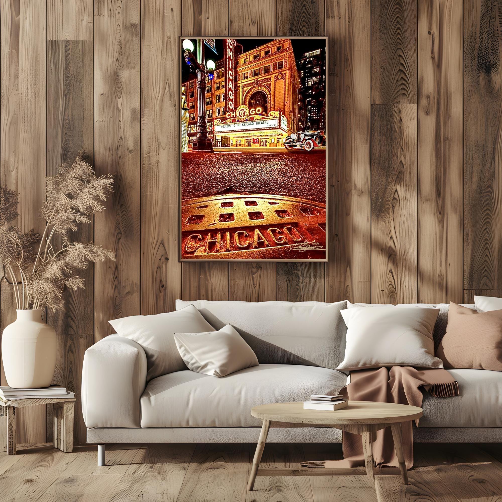 Chicago Theater Photography Wall Art, Chicago Landmark Prints, Chicago ...