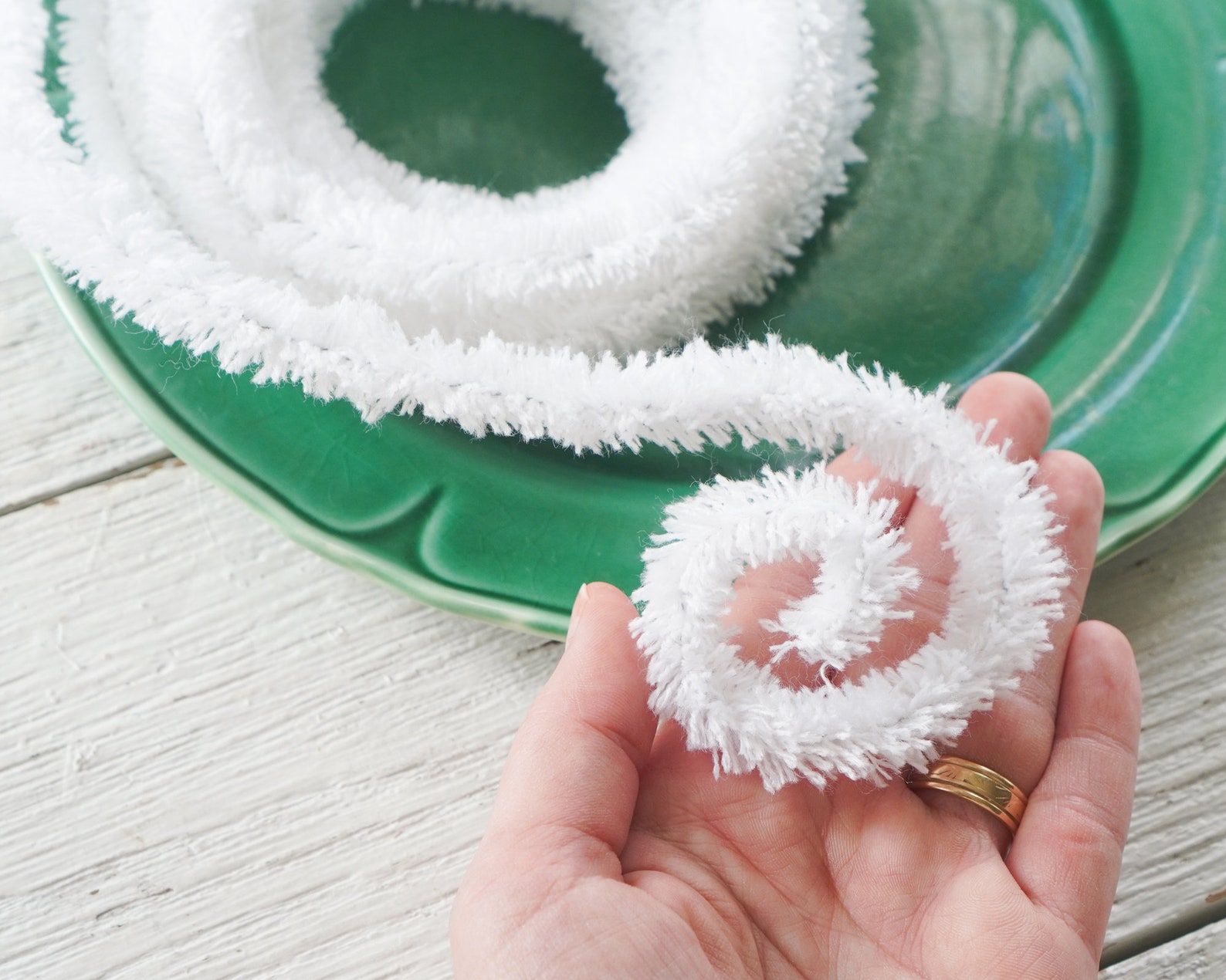 Wired White Yarn Trim - Fluffy Yarn Fur Craft Cord, 3 Yds. - Etsy