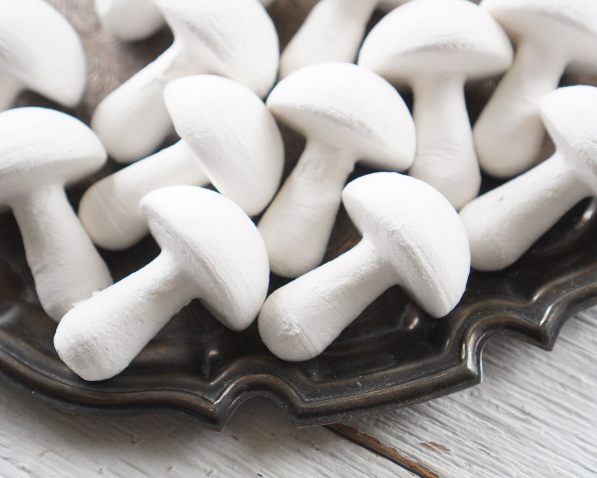 Tall Toadstools Large Spun Cotton Mushrooms 50 X 35mm 12 - Etsy