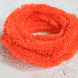 Wired Orange Yarn Trim - Fluffy Yarn Fur Craft Cord, 3 Yds. - Etsy