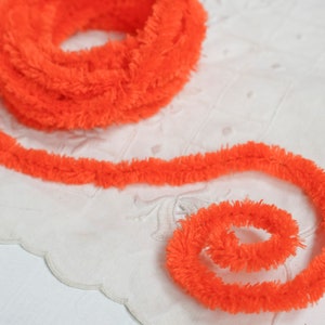 Wired Orange Yarn Trim - Fluffy Yarn Fur Craft Cord, 3 Yds. - Etsy