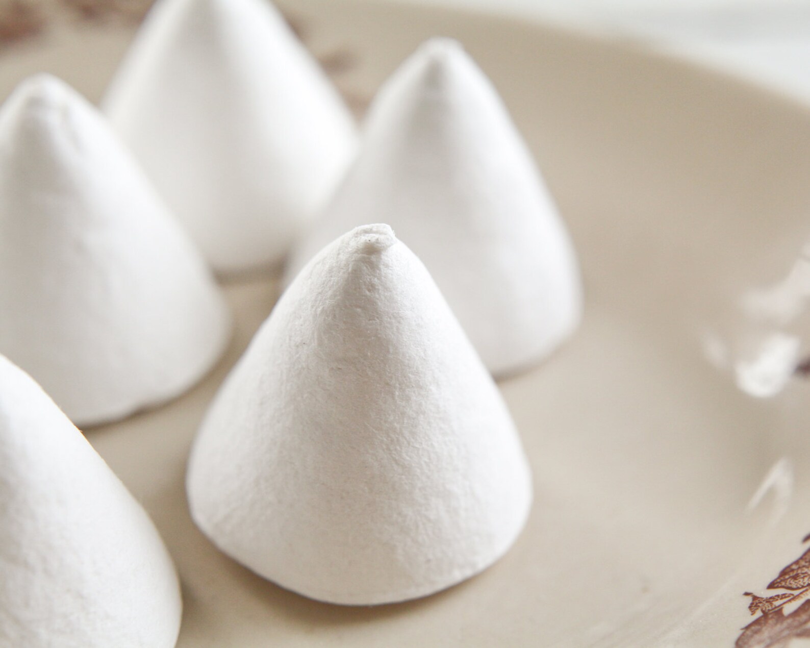 Spun Cotton Cones 40mm Rounded Cone Craft Shapes 8 Pcs. - Etsy