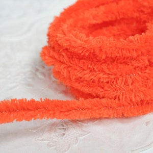 Wired Orange Yarn Trim - Fluffy Yarn Fur Craft Cord, 3 Yds. - Etsy