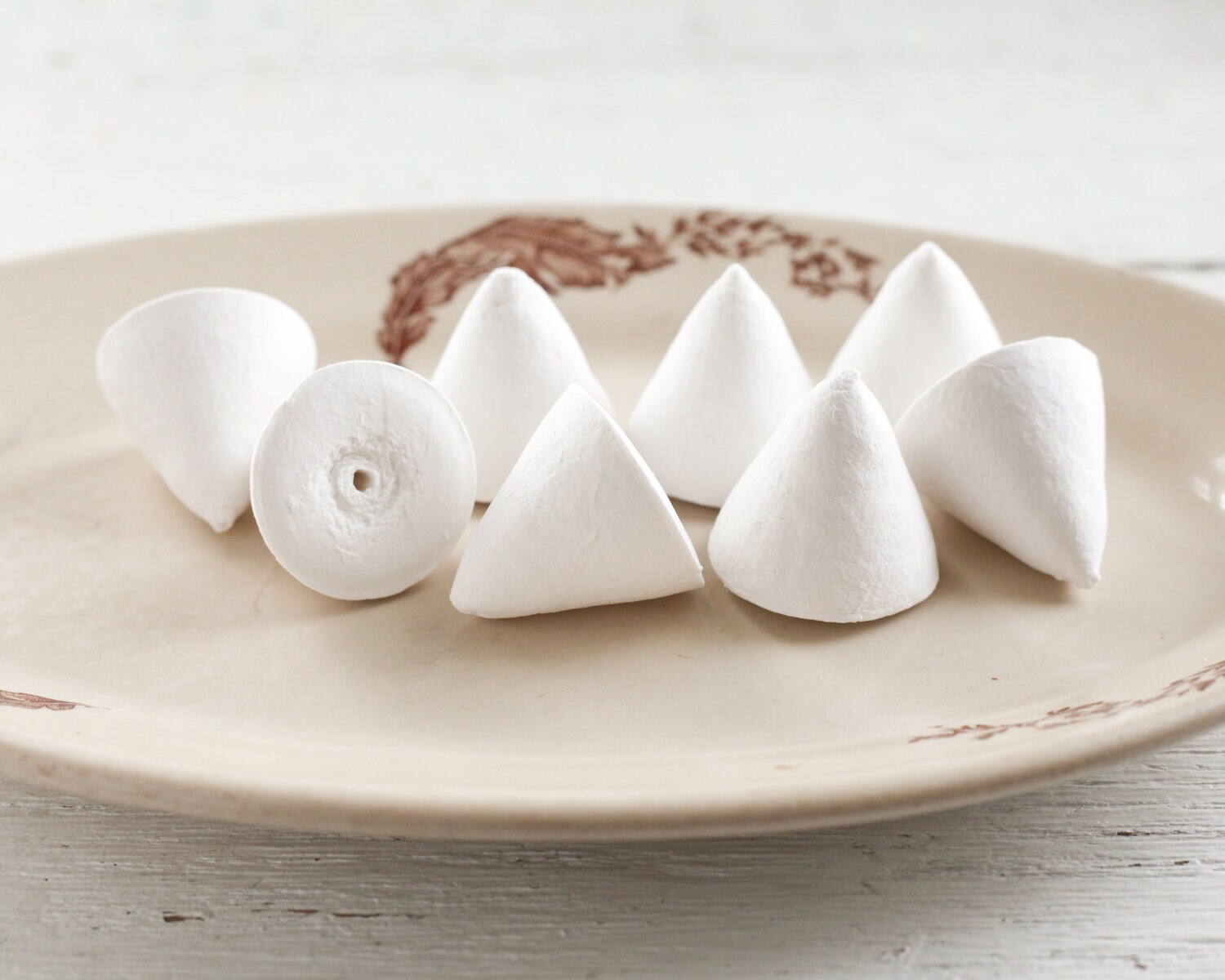 Spun Cotton Cones 40mm Rounded Cone Craft Shapes 8 Pcs. - Etsy