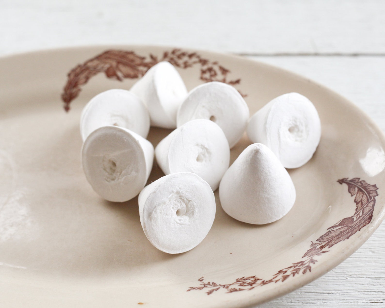 Spun Cotton Cones 40mm Rounded Cone Craft Shapes 8 Pcs. - Etsy