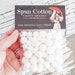 Tiny Spun Cotton Balls Sampler Pack, Mixed Small-size Paper Ball Craft ...