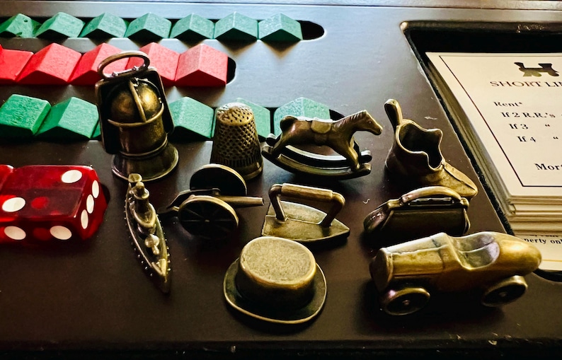 Rare Monopoly Deluxe 1st Ed. Classic Reproduction W/wooden Case ...