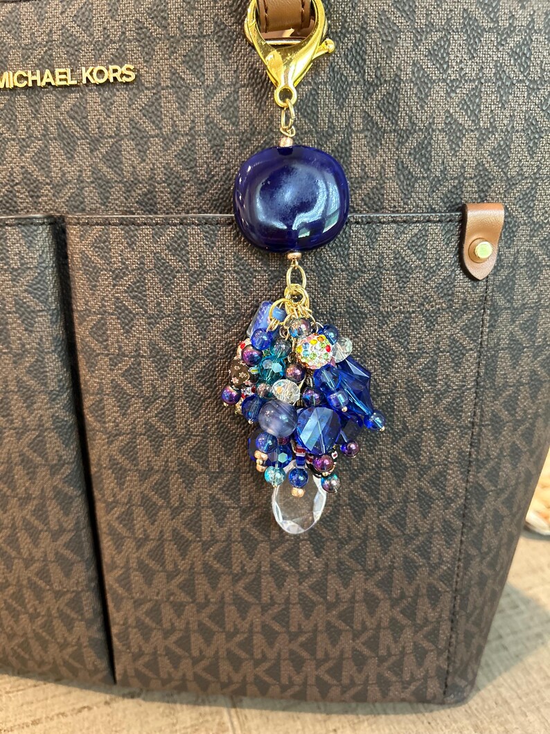 Handmade Beaded Bag Charm - Etsy