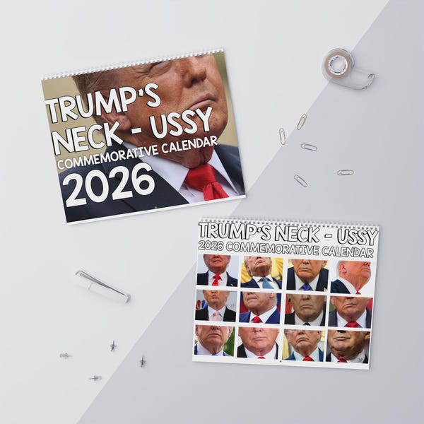 Trump Neck Calendar - Etsy