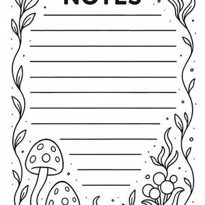 Alien Printable Bundle – 4 Sci-fi Note Pages - Etsy
