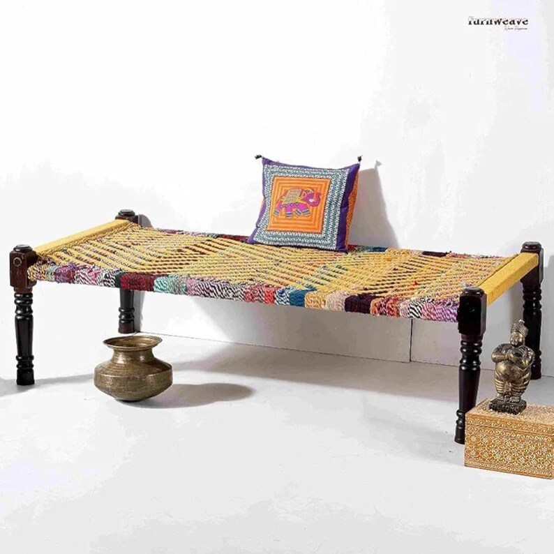 Indian Charpai | Indian Wood Charpai | Indian Wood Hand Made Charpai ...