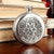 Round Flask Hip Flask Stainless Steel Flask With Antique Silver Design ...