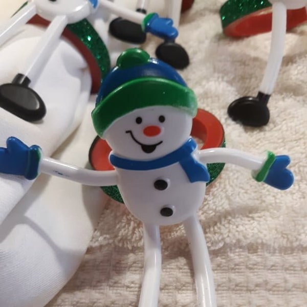Snowman Napkins - Etsy