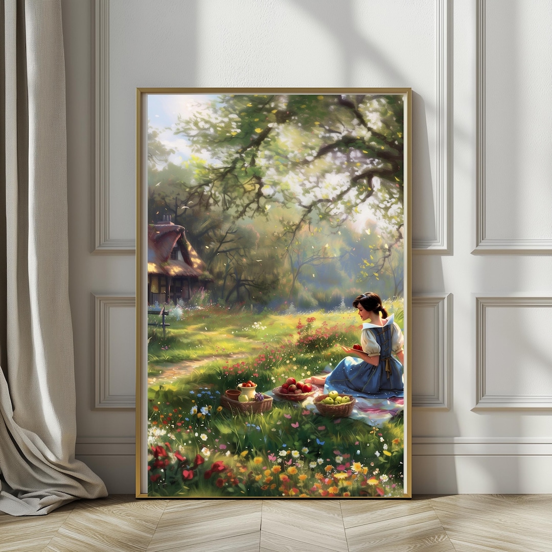 Fairy Tale Decor, Meadow Art, Literary Fairytale Print, Beautiful ...