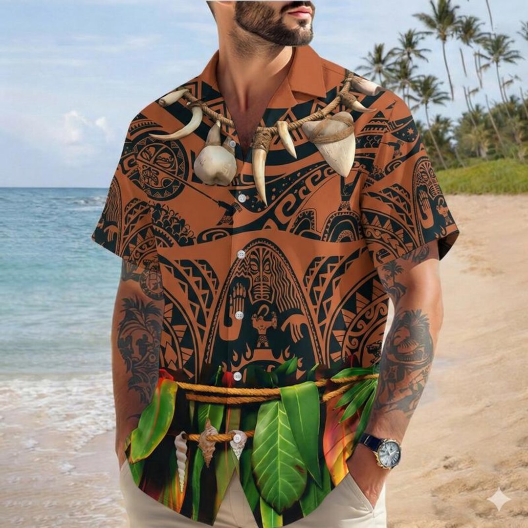 Disneyland Princess Moana Hawaiian Shirt, Moana and Maui Aloha Shirt ...