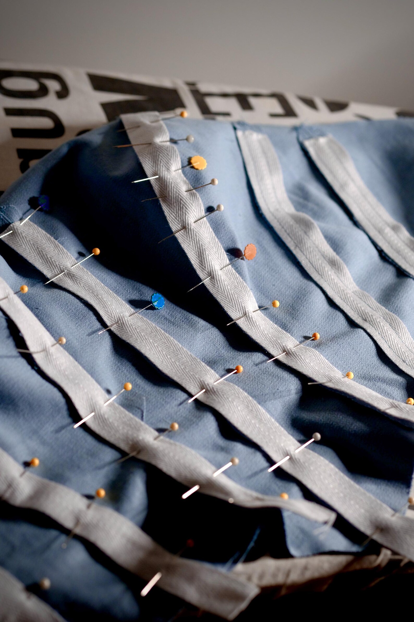 Corset in a Box Kit - Evie - DUSTY BLUE - Etsy