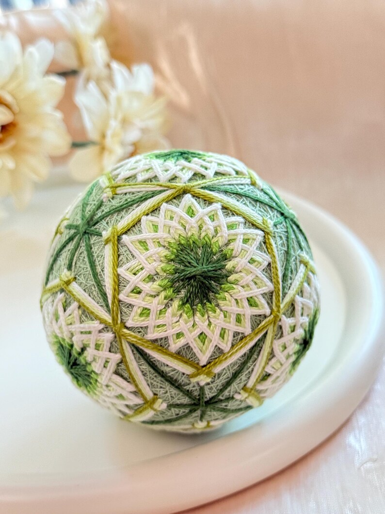 Handmade Temari Ball | Wall Hanginggift |traditional Handmade Ornament ...
