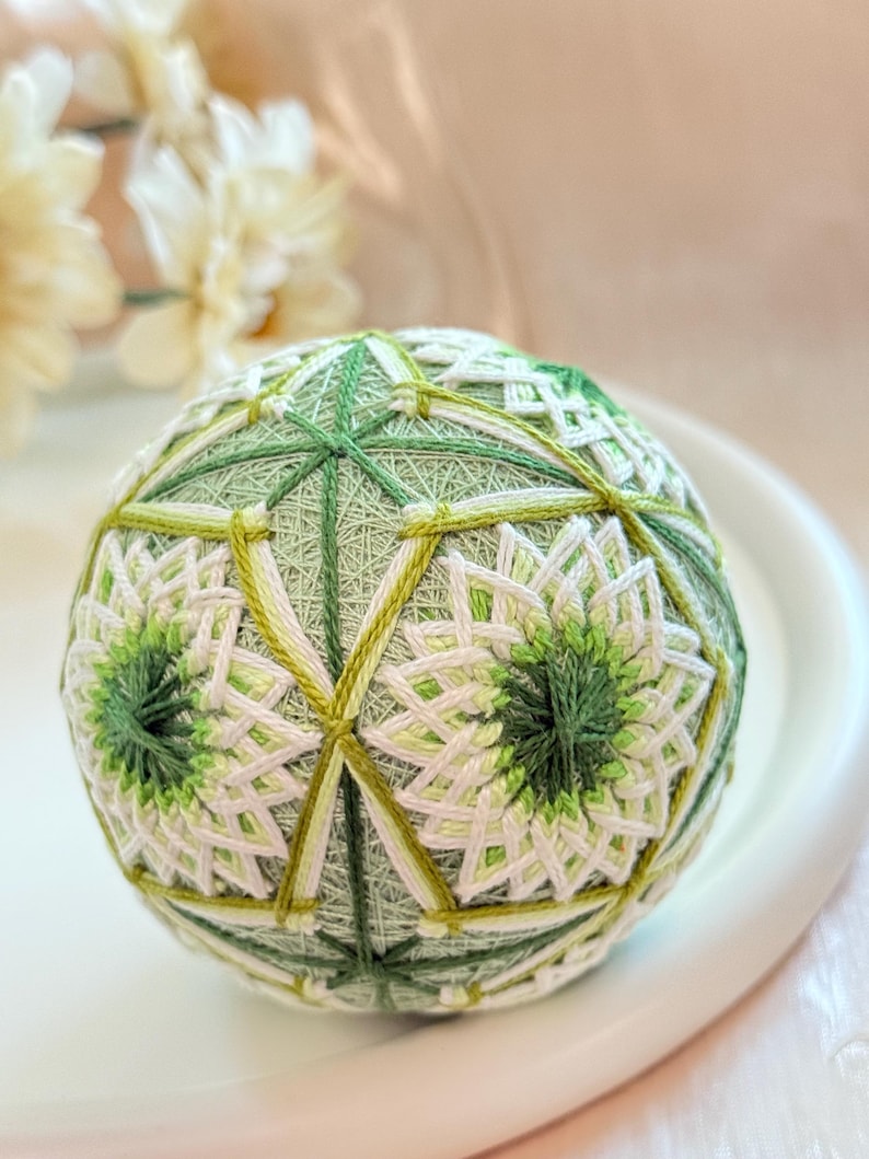 Handmade Temari Ball | Wall Hanginggift |traditional Handmade Ornament ...