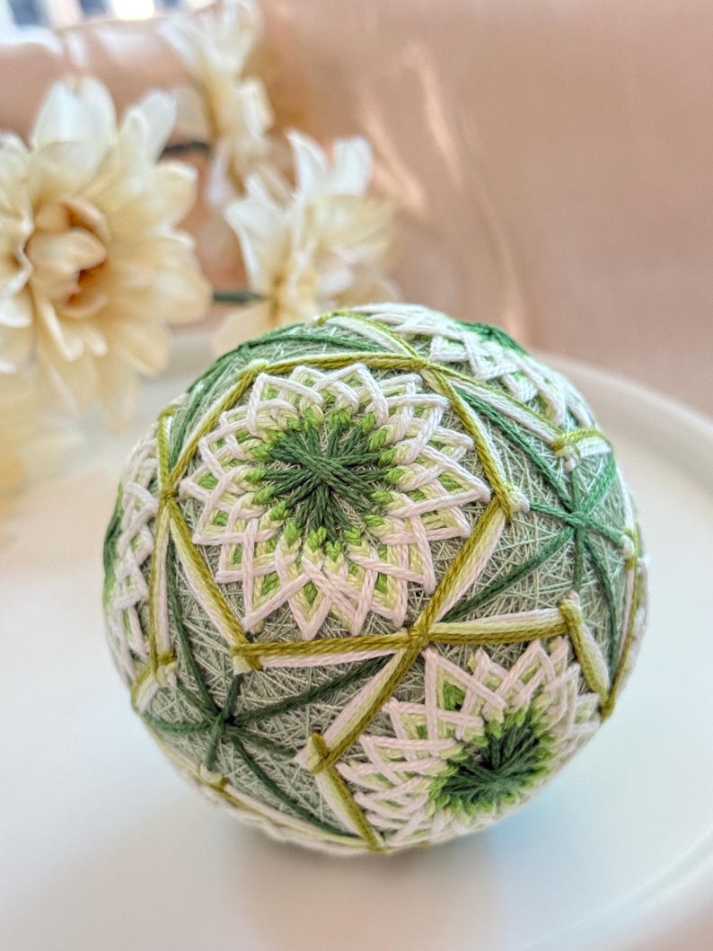 Handmade Temari Ball | Wall Hanginggift |traditional Handmade Ornament ...