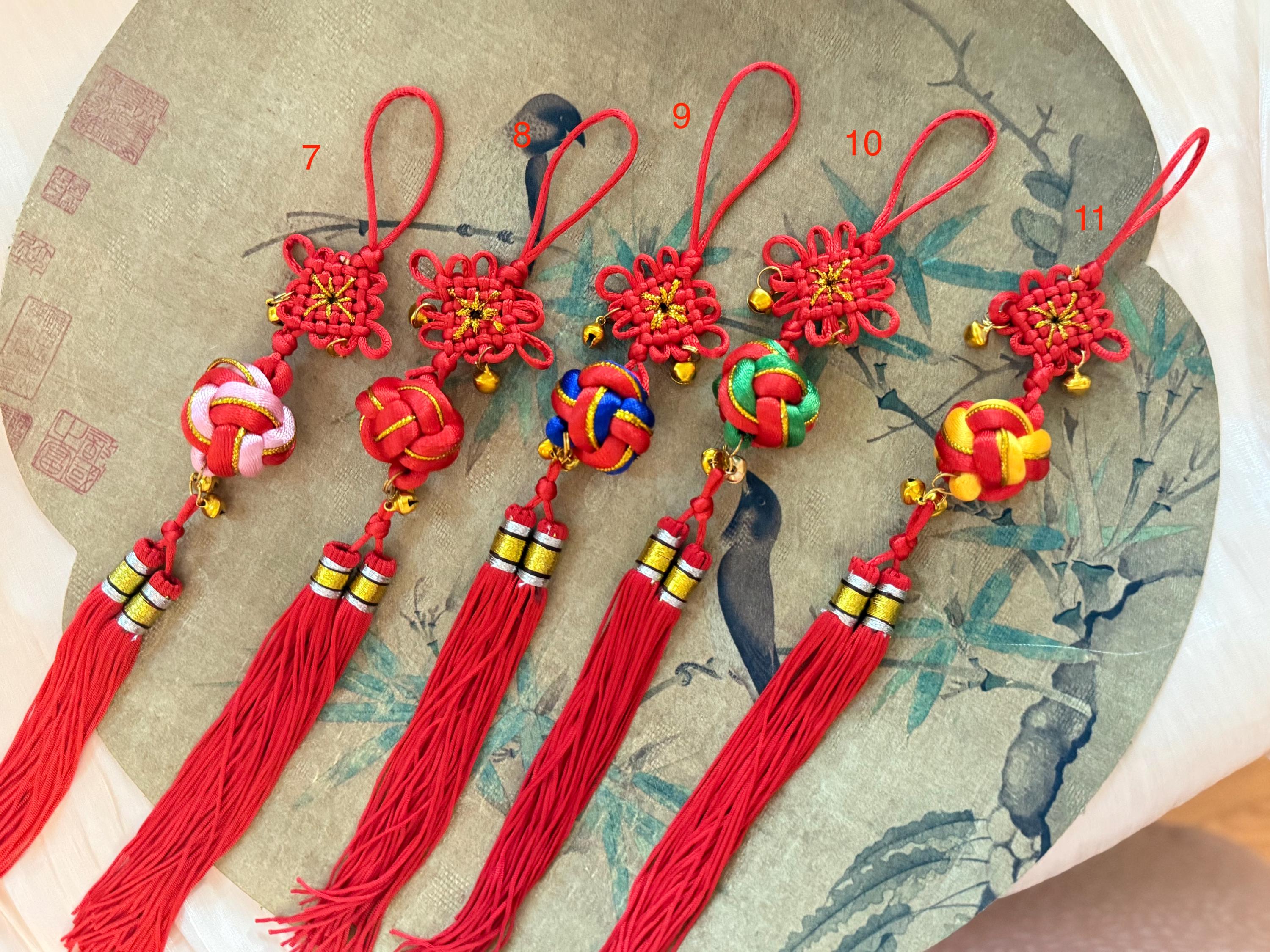 Handmade Chinese Knot Ornament – Traditional Folk Art | Lucky Charm for ...