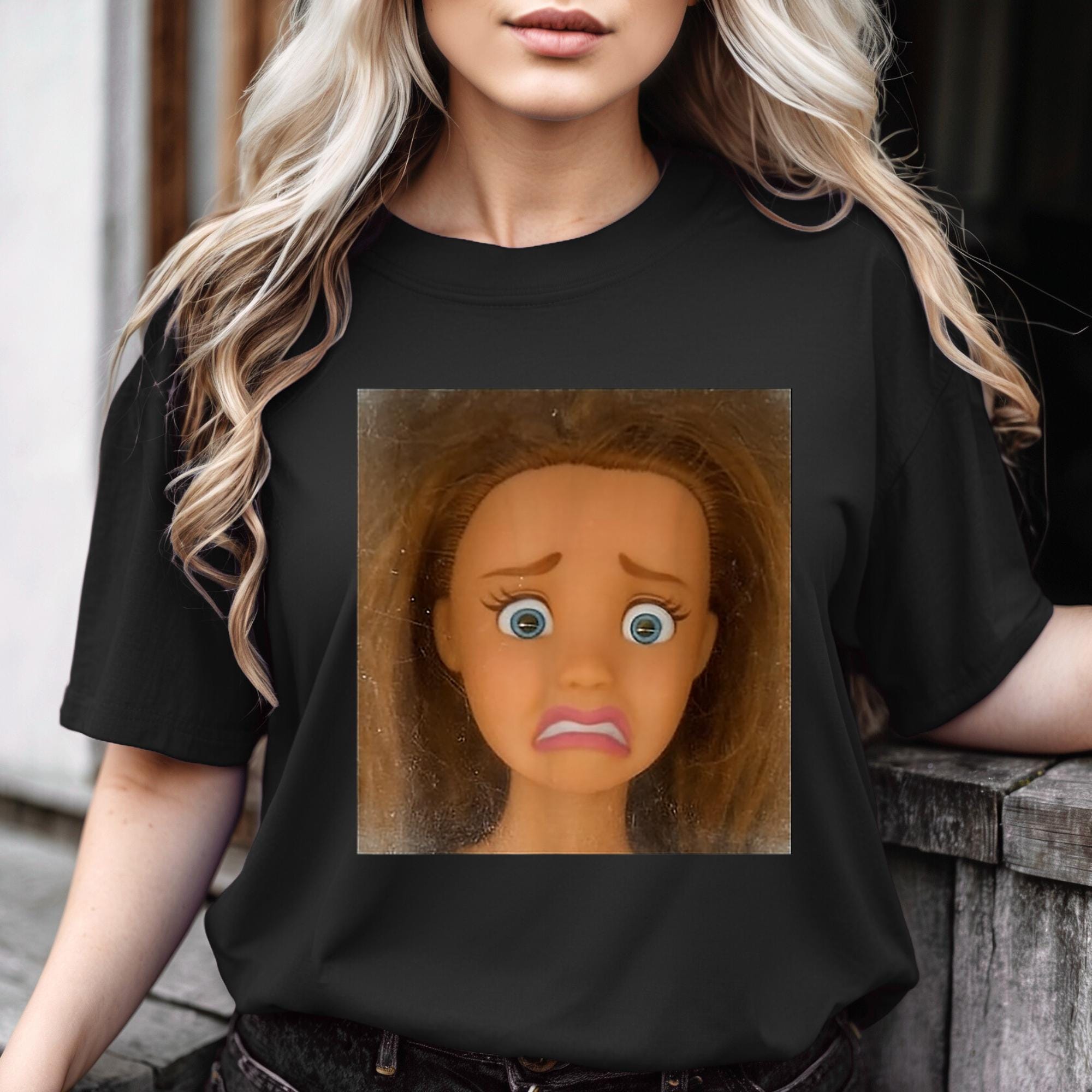 Doll Face Meme Bundle Png , Disgusted Doll Face Bundle Shirt, Funny ...