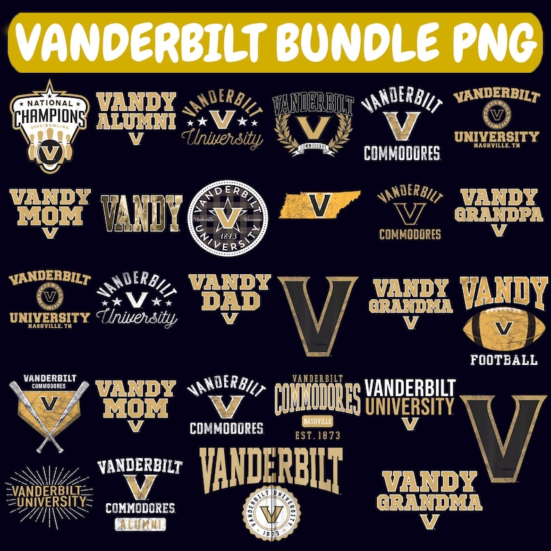 20+ Vanderbilt University Bundle Png, Vanderbilt Commodores Football ...