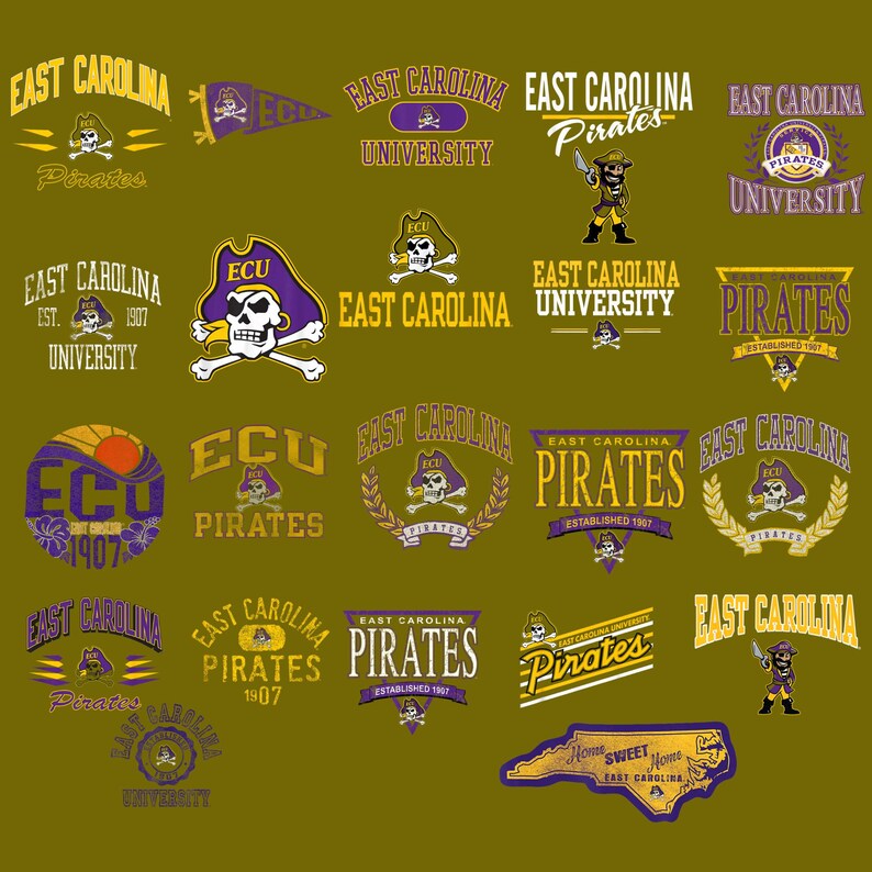 Pirates Png Bundle, East Carolina Football, Ecu Png Bundle, Printable ...
