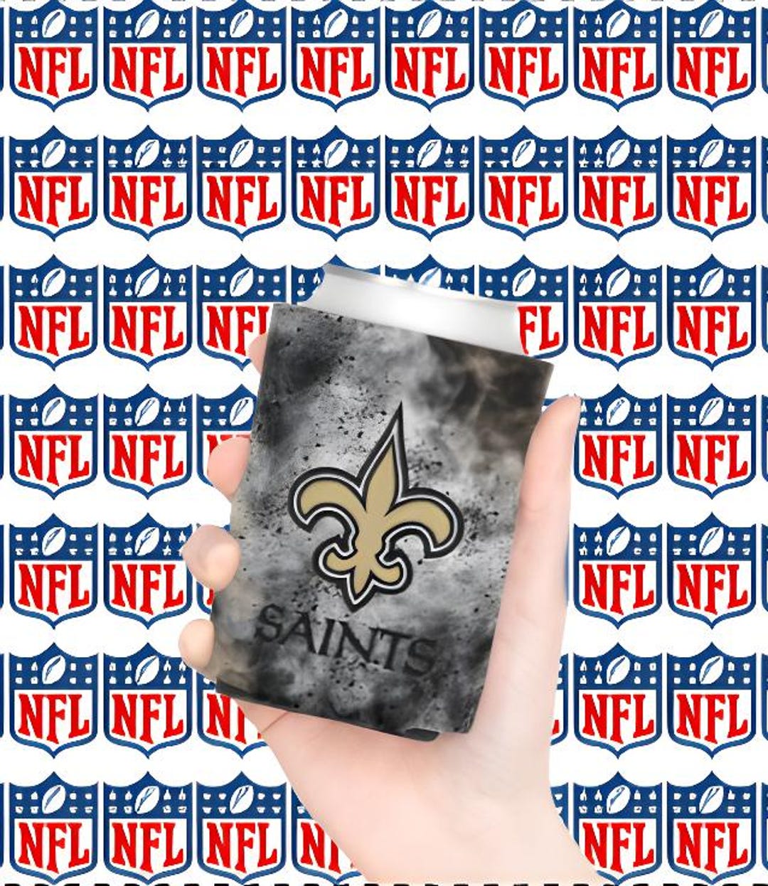New Orleans Saints Can Cooler, Tailgating Gear, Game Day Drink Holder ...
