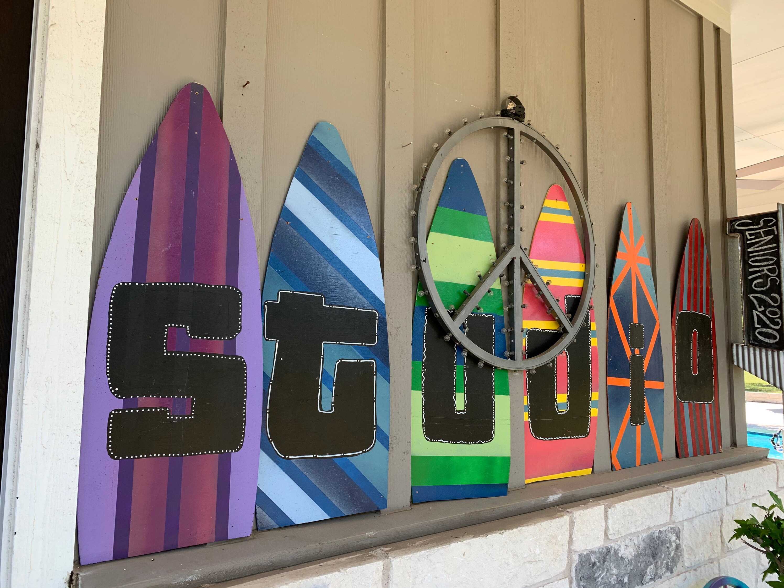 Surfboard signs STUDIO custom order with your family name | Etsy