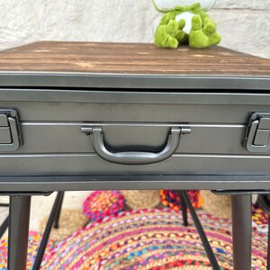 3 Suitcase Tables OOAK Includes 2 Side Tables 24” X 18” X 18” and One ...