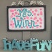 Custom Teacher Door Sign With Pink Led Tube Light-battery Operated Name ...