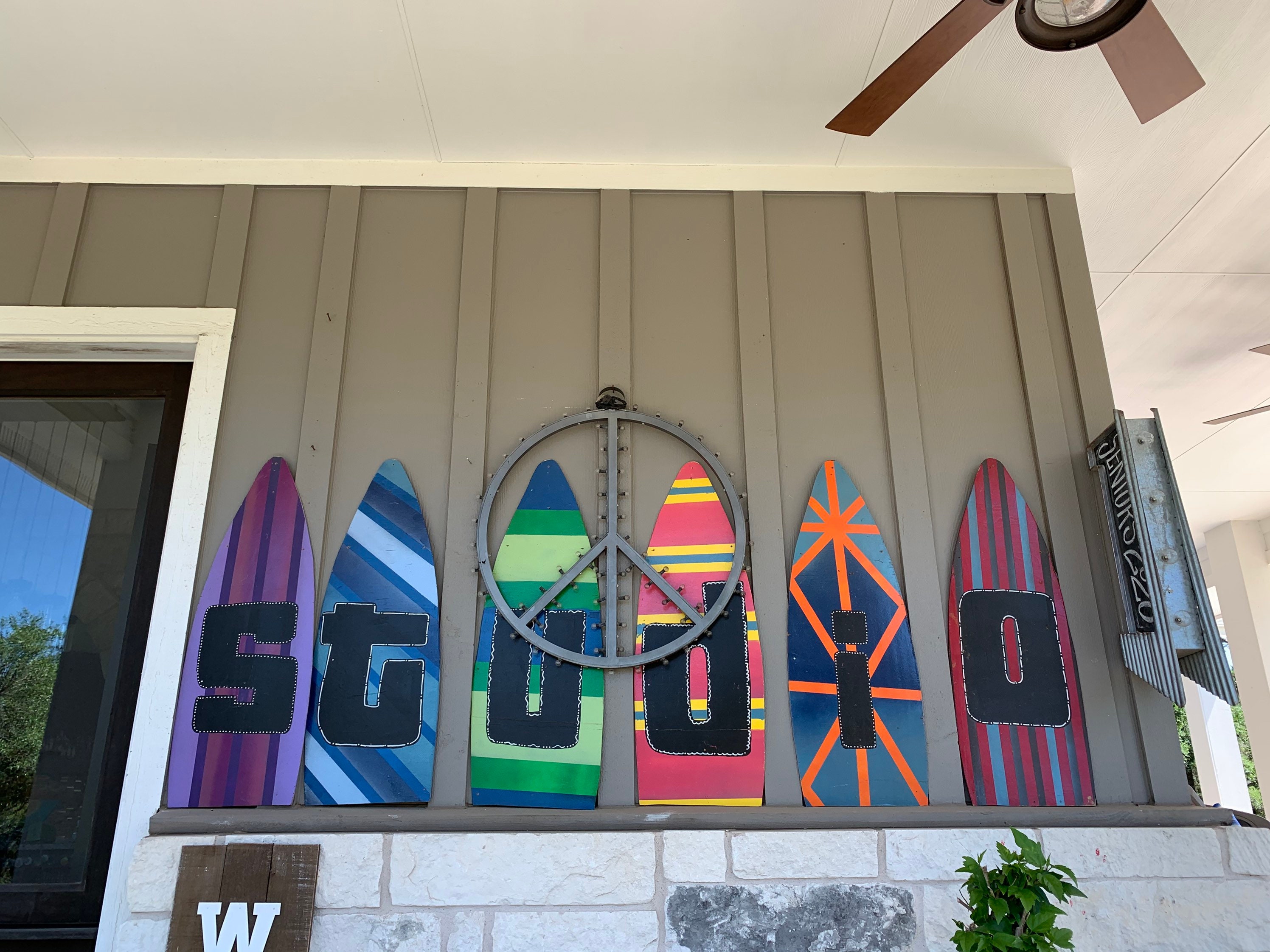 Surfboard signs STUDIO custom order with your family name | Etsy