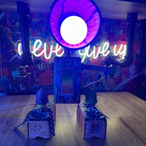 Robot Lamp Includes 1 Robot Lamp With Toggle Switch to Power on and ...