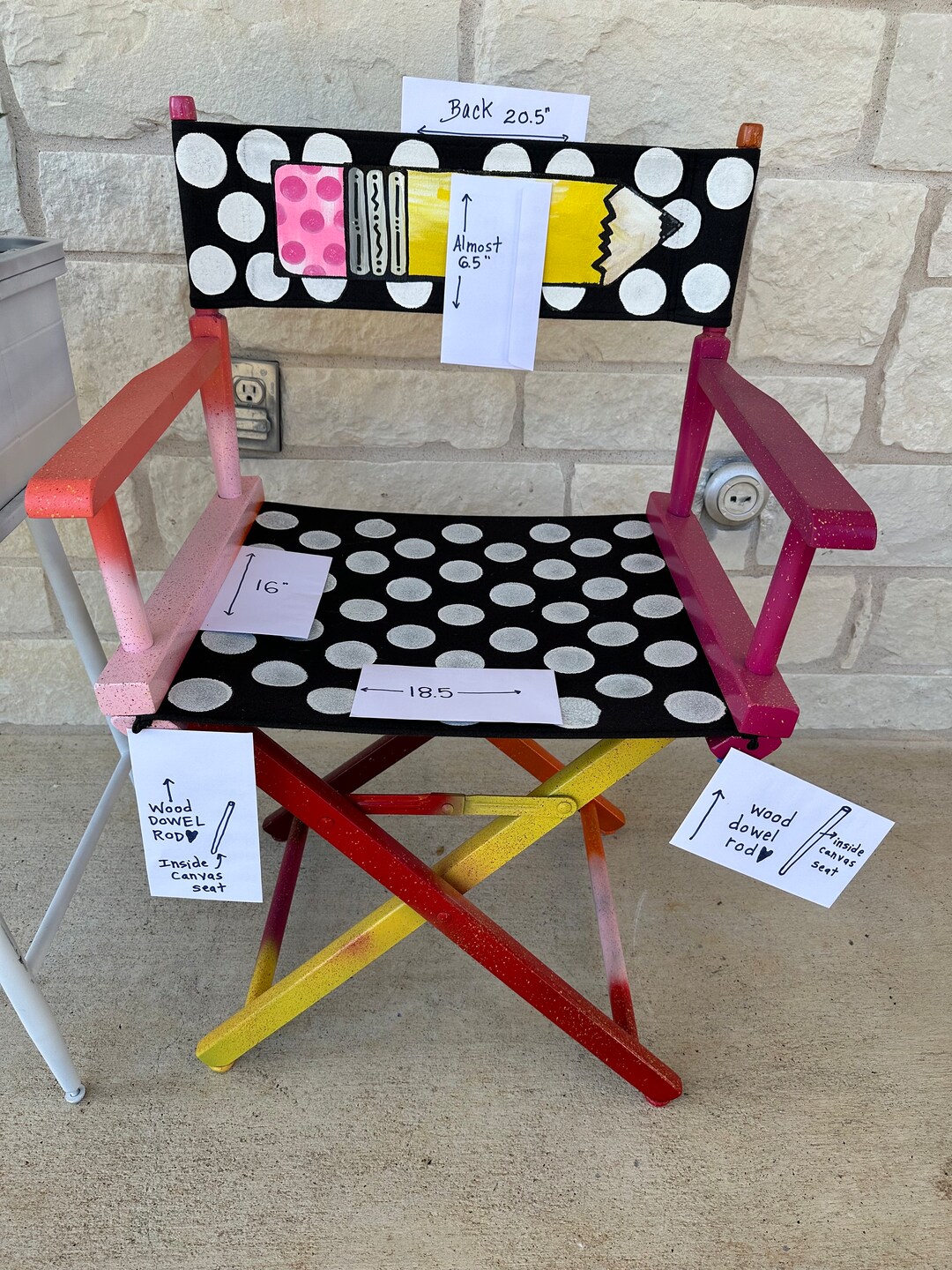 New! Replacement Canvas Back & Seat Canvas for Your Own Standard ...