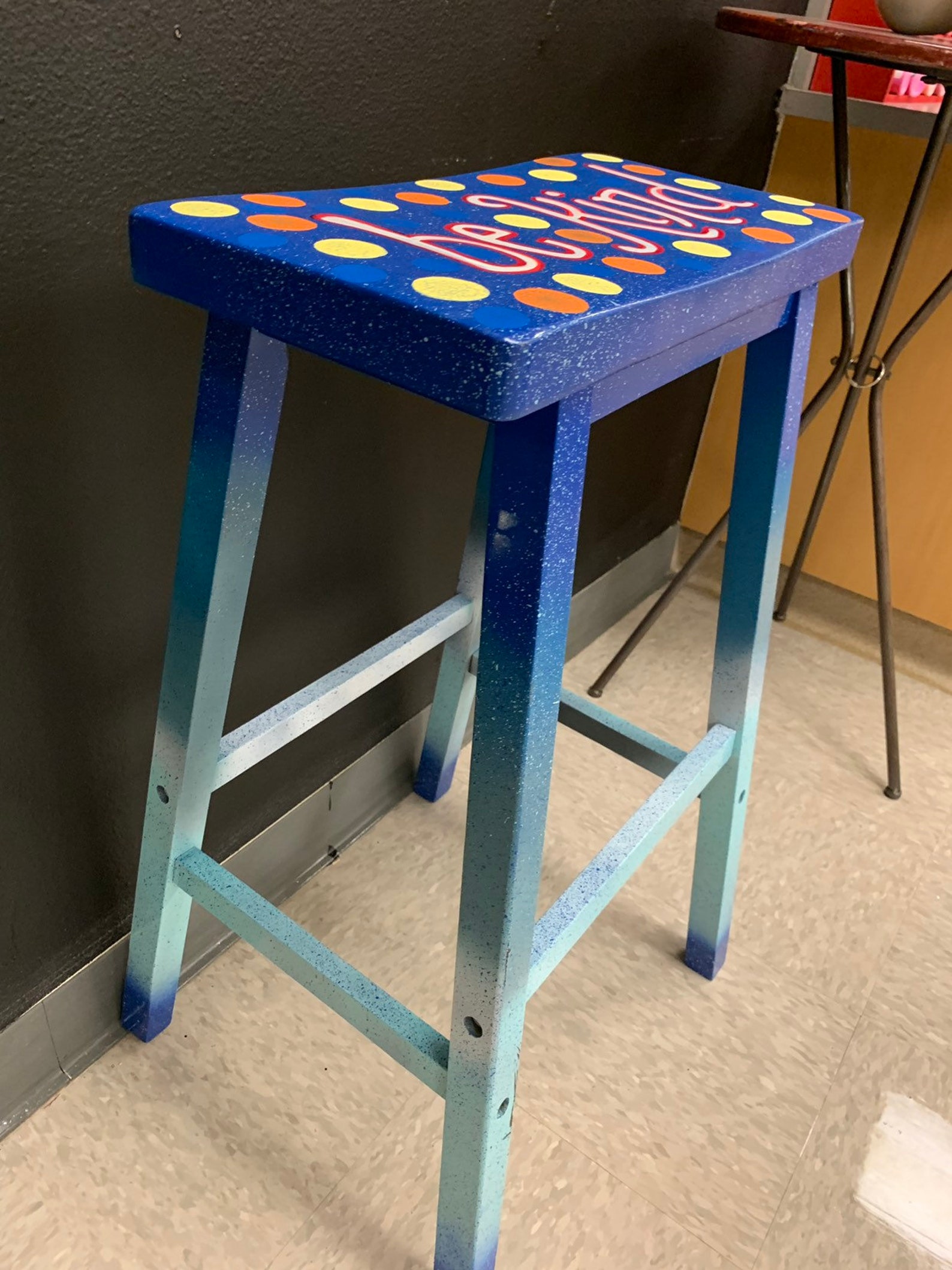 Be NICE Be KIND Pick 1 of These Funky Bar Stool Saddle BAR - Etsy