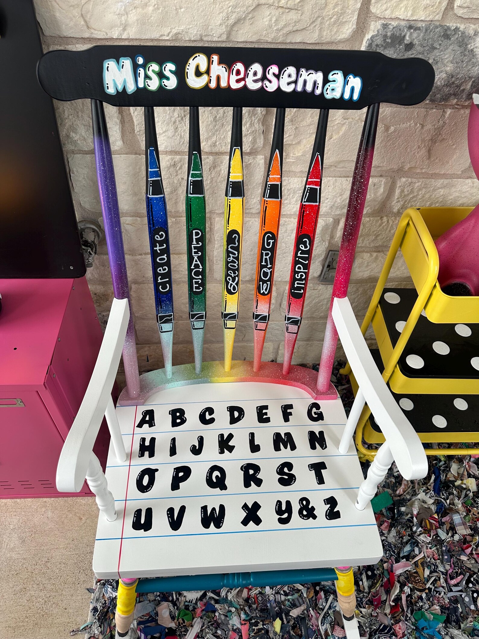 Teacher Created for a Rockin’ Teacher Rocking Chair Will Ship in 2 ...