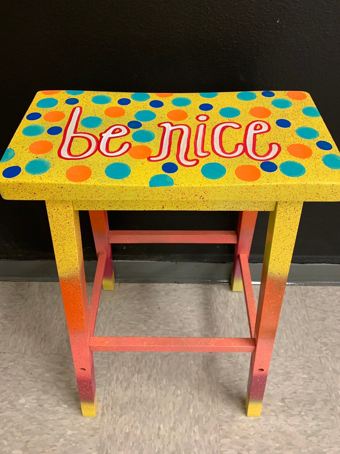 Be NICE Be KIND Pick 1 of These Funky Bar Stool Saddle BAR - Etsy