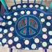PEACE Out Handpainted Rocking Chair Chalkboard Paint on - Etsy
