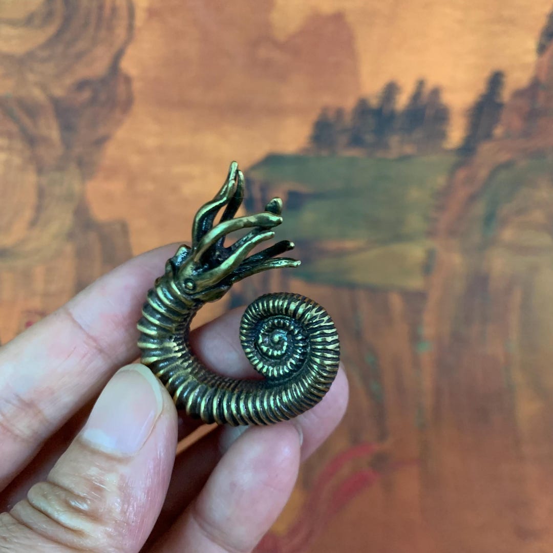 Get 2 Pieces Vintage Copper Ocean Animal Statue Brass Marine Decor ...