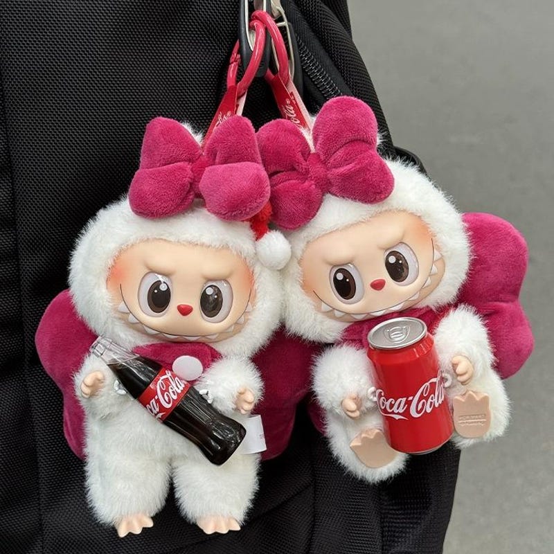 Labubu Coca Cola Keychain - Etsy
