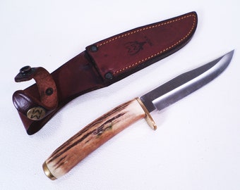 Deer antler knife | Etsy