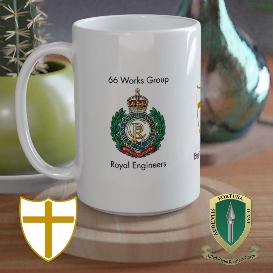 66 Works Group Royal Engineers Army Mug – Army Gift | 8 Engineer ...
