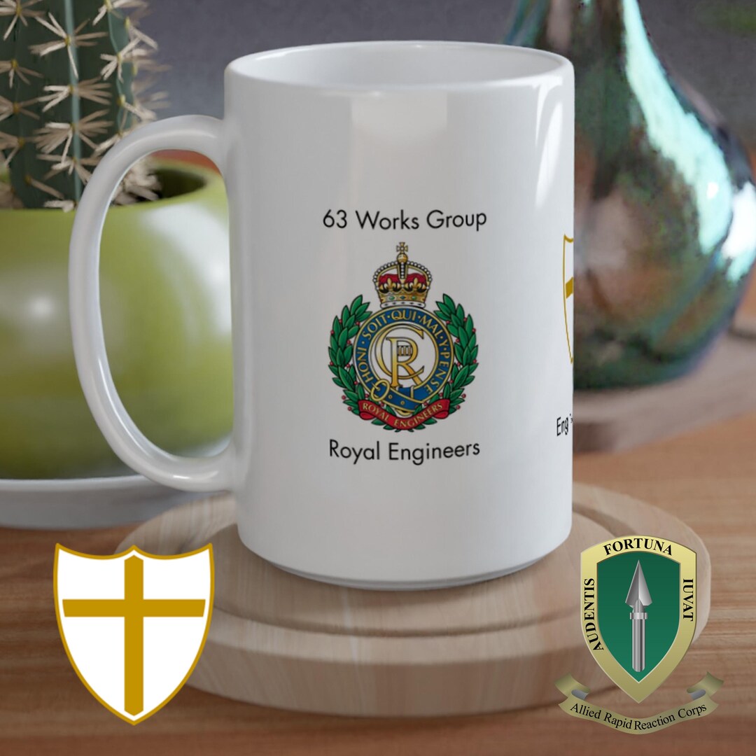 63 Works Group Royal Engineers Army Mug – Army Gift | 8 Engineer ...