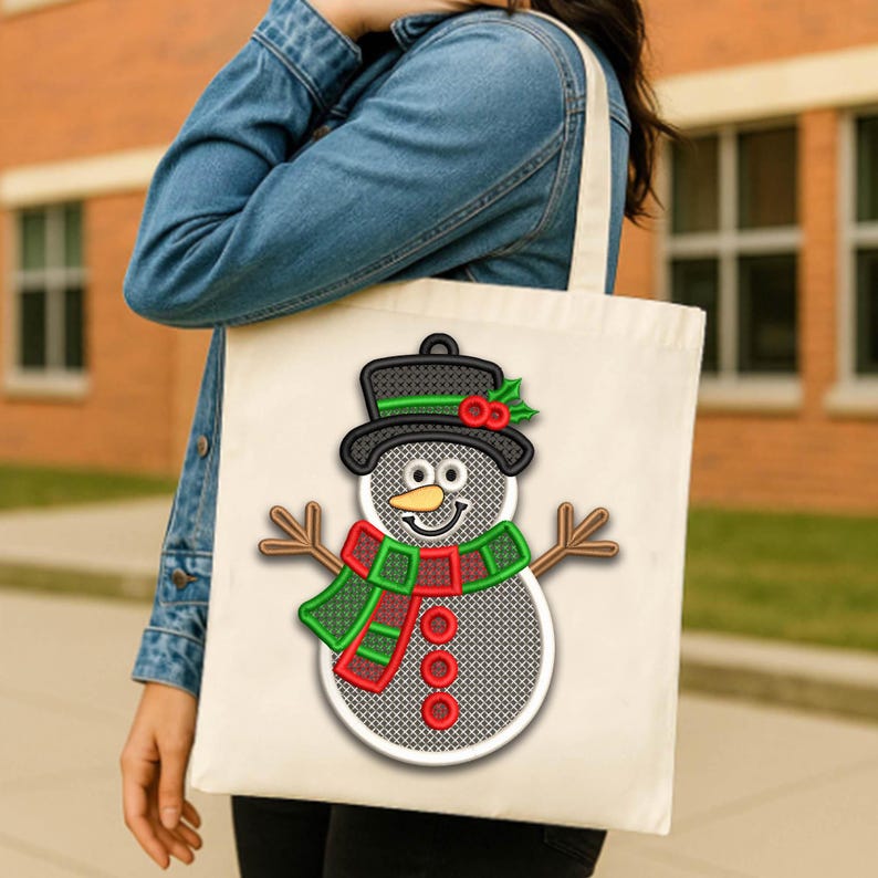 FSL Snowman Christmas Ornament: Lace Embroidery Designs, 3 Size ...