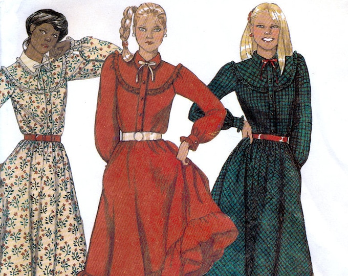 Mccall's 7288 Vintage 80s Sewing Pattern for Misses' Western Style ...