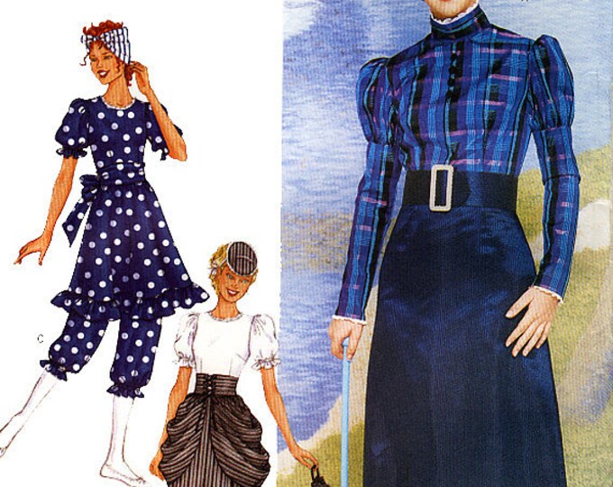 Butterick 3187 Misses' Victorian Bathing Costume Sewing - Etsy