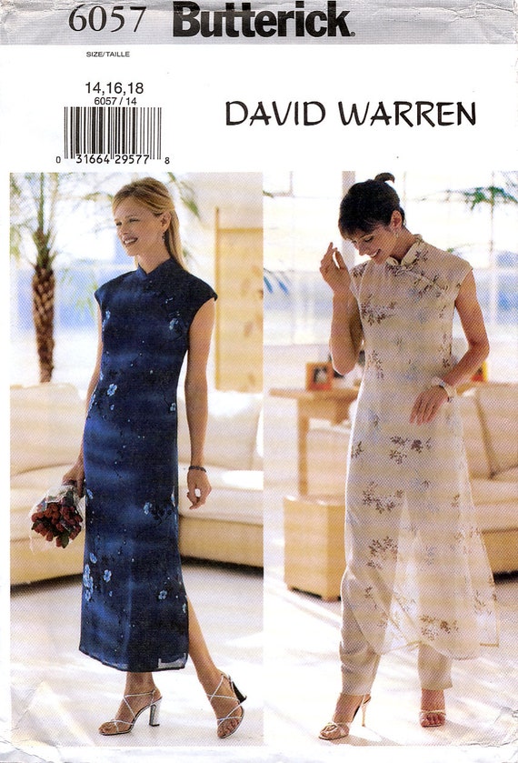 Butterick 6057 Sewing Pattern by David Warren for Misses' | Etsy