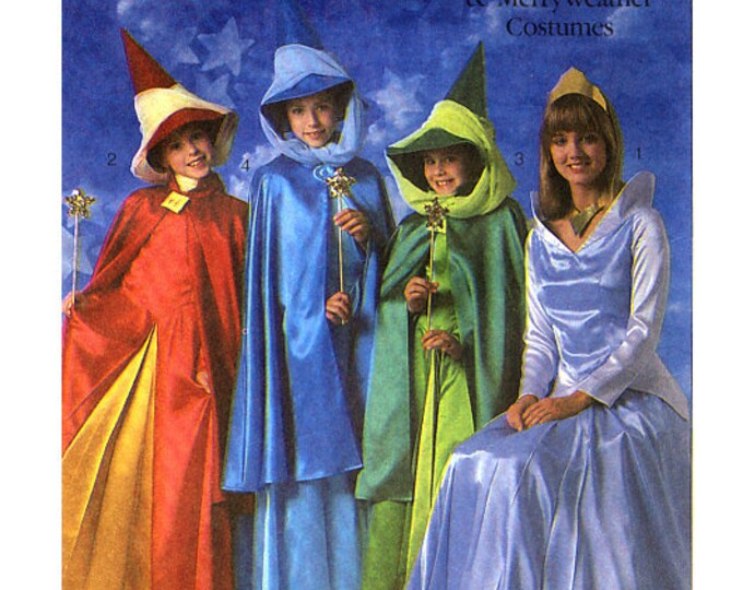 Simplicity 8328 Princess Aurora, Flora, Fauna and Merryweather Costumes ...